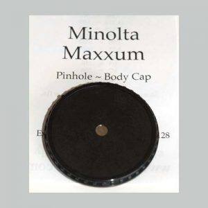 Minolta Maxxum Pinhole Body Cap – Pinhole Resource